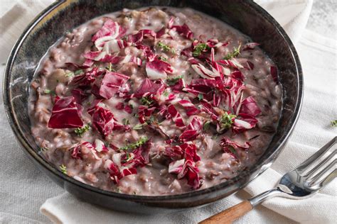 Radicchio Risotto Italian Recipes By Giallozafferano