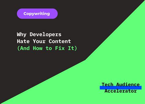Developer Content Writing Guide 5 Rules That Work