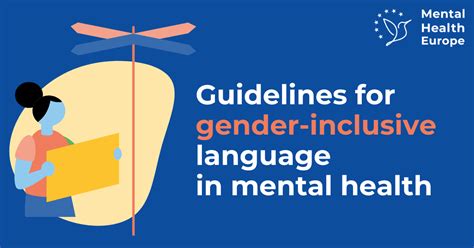 Guidelines For Gender Inclusive Language In Mental Health