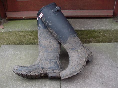 Muddy Hunter Wellies I Christened My New Hunter Wellies Ta… Flickr