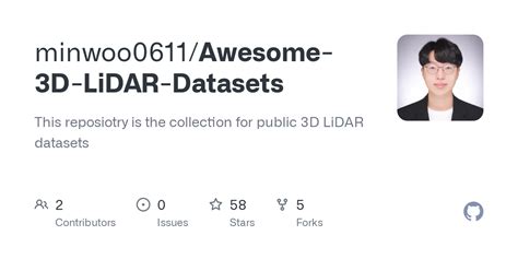 Github Minwoo0611awesome 3d Lidar Datasets This Reposiotry Is The
