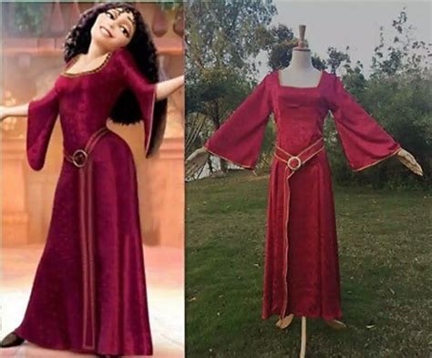 Disney Tangled Tangled Mother Gothel Cosplay Costume 54 Off