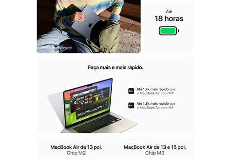 Apple 2024 Macbook Air De 15 Polegadas Chip M3 Da Apple Com Cpu De Oito Núcleos E Gpu De Dez