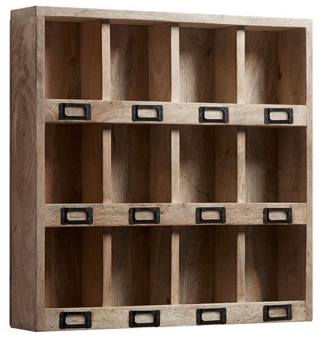 Regał Wiszący 60x60 Cm Drewniany Aa0937m46 Kave Home Sfmeblepl