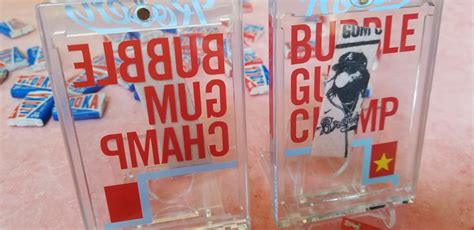 G Sticks Bubble Gum Champ By Matthew Lee Rosen Baseball Card Art