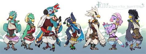 Rito By Ningukt The Legend Of Zelda Breath Of The Wild Know Your Meme