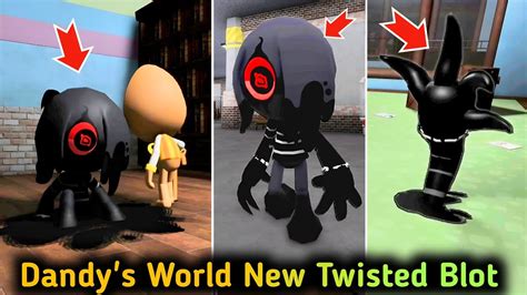 Dandys World New Twisted Blot Encounter Showcase Playing As Twisted Blot New Toon Youtube