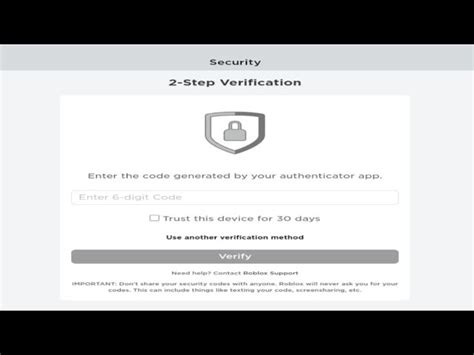 Roblox Verify Email