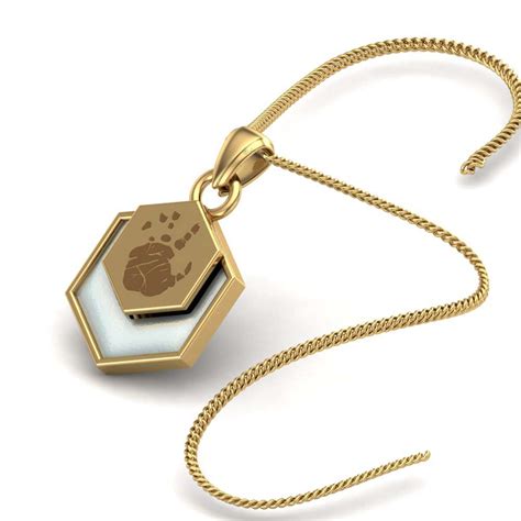 Cherished Touch Breastmilk Gold Pendant