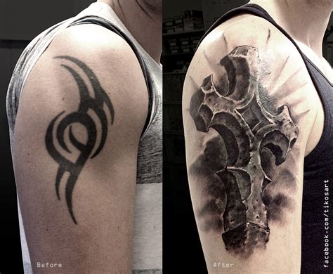 Creative Cross Cover Up Tattoo Ideas For Bold Self Expression