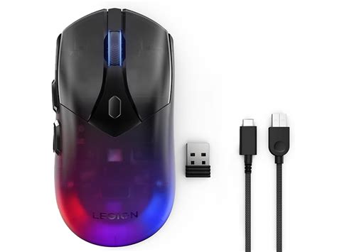 Amazon Com Lenovo Legion M Wireless Rgb Gaming Mouse Button Palm Grip Mouse With