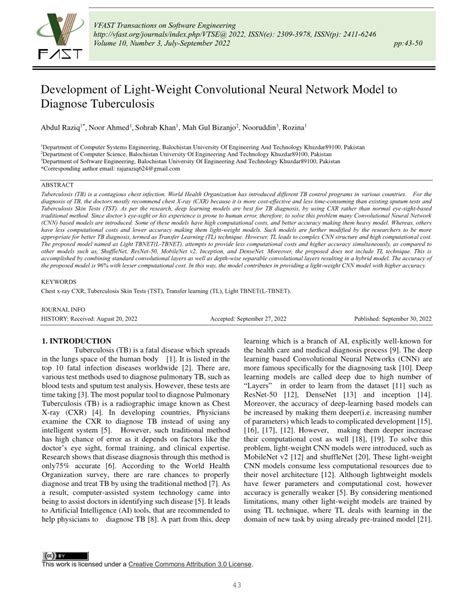 Pdf Development Of Light Weight Convolutional Neural Network Model To