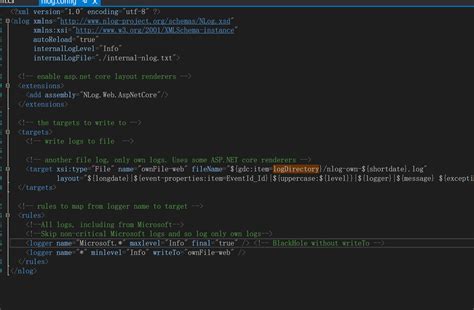 missing logging output after application deployment with microsoft