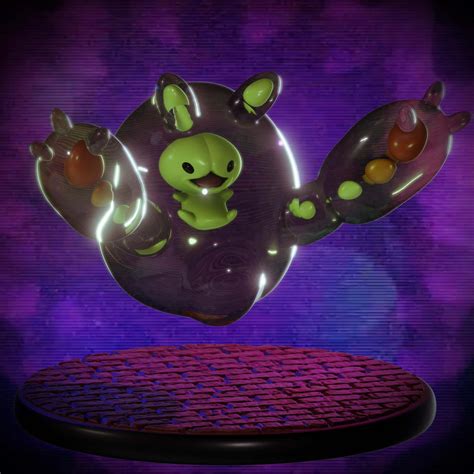 Download Reuniclus Floating Figure Wallpaper