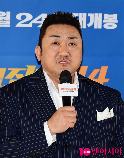 Ten포토마동석 범죄도시4 마석도 곧 만나요 텐아시아