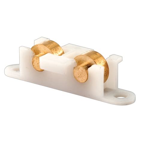 Sliding Window Tandem Roller Assembly 38 In Flat Brass Rollers