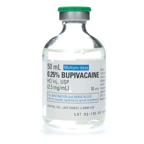 Bupivacaine 025 25mgml Mdv 50mlvial Mcguff Medical Products