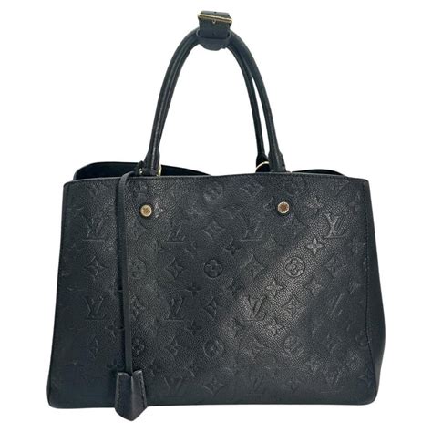 Louis Vuitton Monogram Empreinte Leather Montaigne Mm Handbag