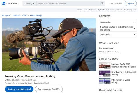 LinkedIn Learning Free Courses Certificate In