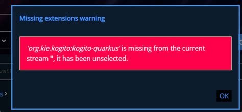 Orgkiekogitokogito Quarkus Is Missing From The Current Stream It