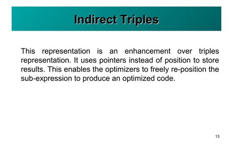Intermediate Code Generation Compiler Design Ppt