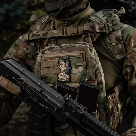 M Tac Patch Tactical Girl №5 Pvc Tactical Airsoft Gear