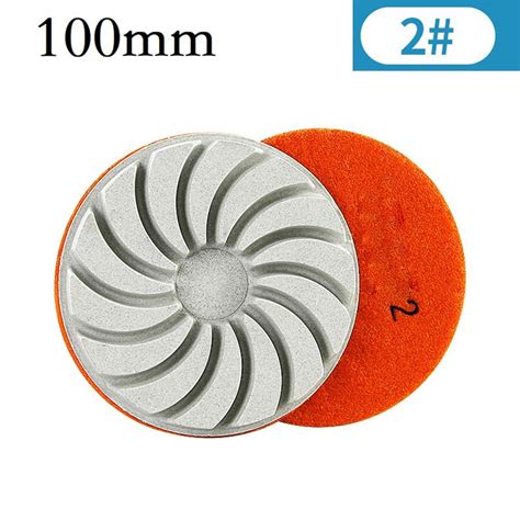 4 Inch 3 Step Concrete Floor Polishing Pad 100mm Wet Dry Diamond Floor