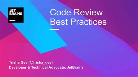 Code Review Best Practices Pptx