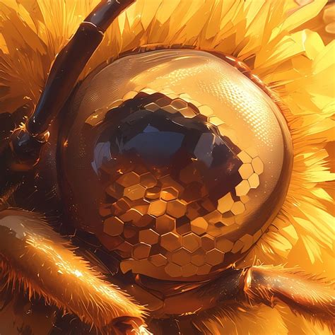 Premium Photo Bees Buzzing Brilliance