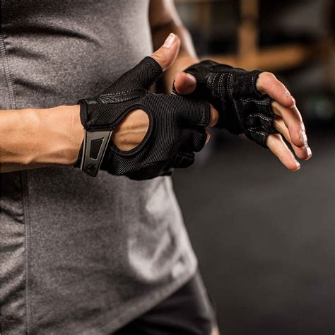 Harbinger Womens Power Weightlifting Gloves With Stretchback Mesh And