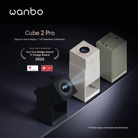 Wanbo Cube 2 Pro Projector Tof Auto Focus And All In One 1080p Smart P