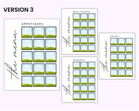 Editable Meal Tracker Meal Tracker Meal Organizer Meal Planner