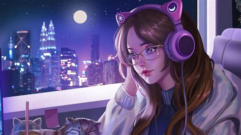 Anime Gamer Girl Backiee