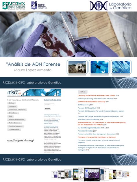 Genética Forense Adn Y Justicia Pdf Perfiles De Adn Adn