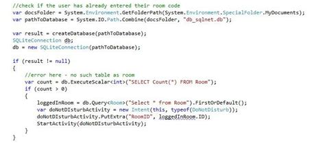 Sqlite “no Such Table” Issue Katiemorris