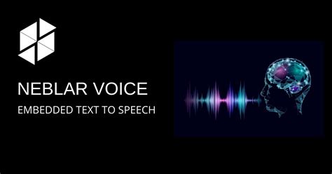 Embedded Tts Neblarvoice 음성 효과음 Unity Asset Store
