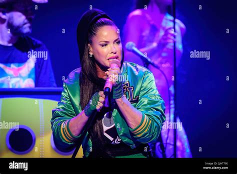 Lene Nystrøm Lead Singer Of Danish Norwegian Europop Music Group Aqua