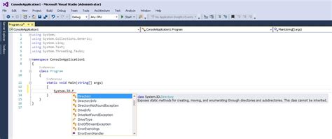 C Why Is Visual Studio Intellisense Not Showing Any Class Method Etc Information
