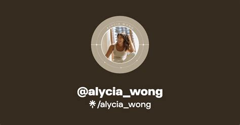 Alyciawong Linktree
