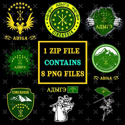 Circassianadygeaadiganorth Caucasuscircassian Flagcircassian Png