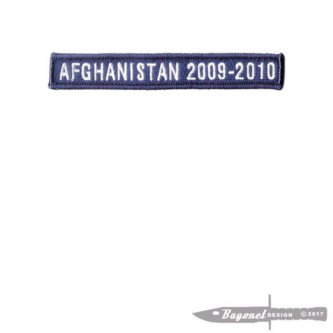 Afghanistan 2009 2010 17th Infantry Velcro Guidon Streamer Patch