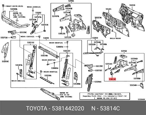 Genuine Oe Extension Front Fender Left 5381442020 For Toyota 53814