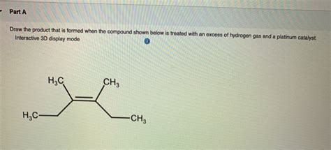 Solved Part A Draw the product that is formed when the | Chegg.com