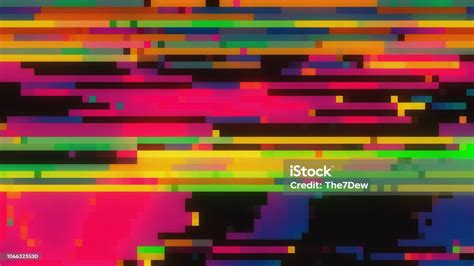 독특한 디자인 추상 디지털 픽셀 노이즈 결함 오류 비디오 손상 Vcr에 대한 스톡 사진 및 기타 이미지 Vcr 디지털 생성 이미지 비디오 테이프 Istock