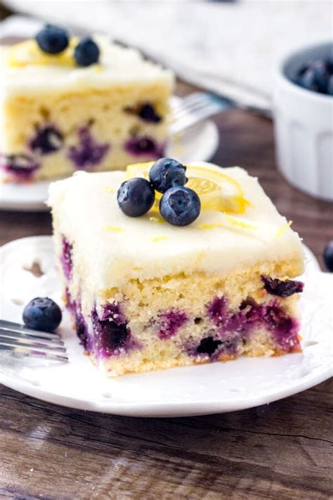Lemon Blueberry Cake Just So Tasty