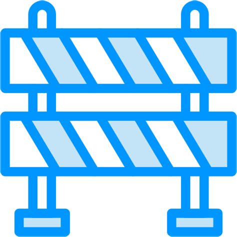 Barrier Tools Construction And Equipment Icons
