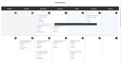 Calendar View Module Offering Simplified Drupal Calendars