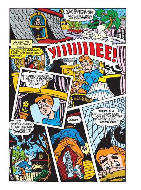 Its Archie Versus The Vampires In Archie Giant Comics Flash Archie Comics
