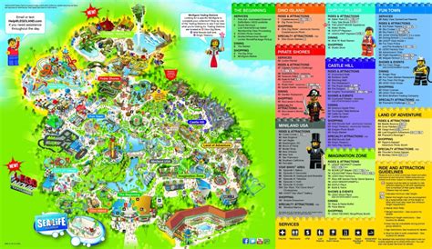 A Map Of Legoland California Legoland California Resort