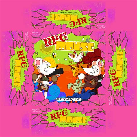 Artstation Rpg Mouse Board Game Digital Files College Art Sem1 Final